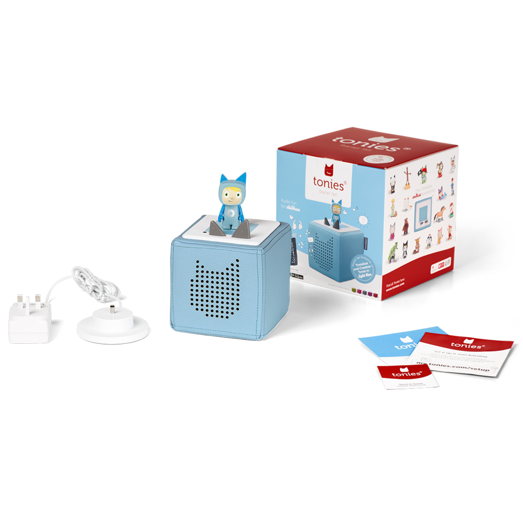 Toniebox Starter Set Incl 1 Creative-tonie Character Tonies Audio and ...